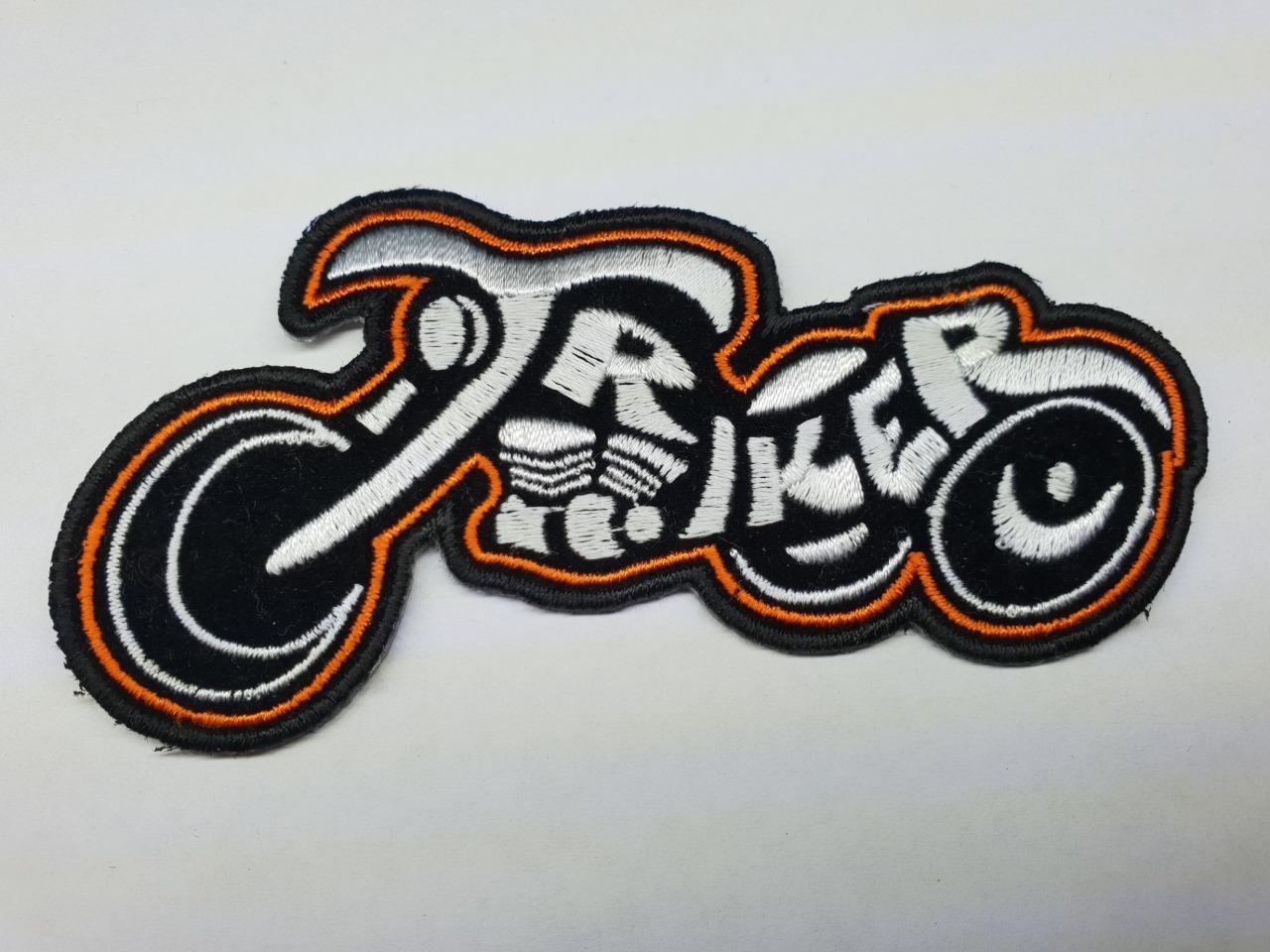 TRIKER Biker Patch Sew Iron on embroidered Vest cut outlaw trike 3 ...