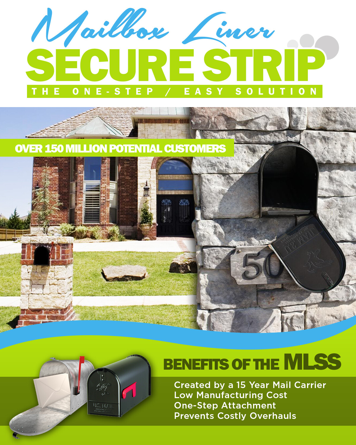 Mailbox Liner Secure Strip - (Open for Licensing) | eBay