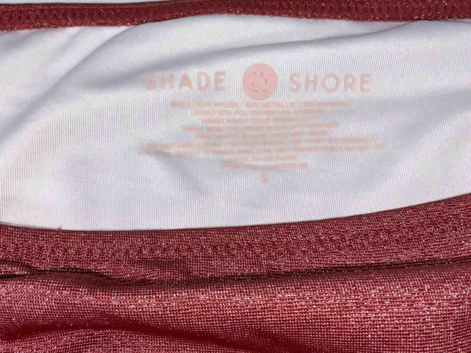 Women's Bikini Bottom Low Coverage Cheeky Size S Shade & Shore Brown ...