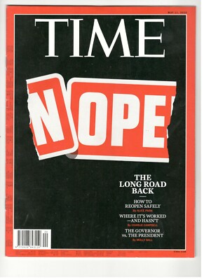 TIME Magazine May 11, 2020 Open The Long Road Back | eBay