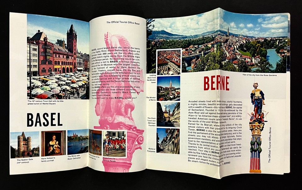 1960s Switzerland Lausanne St Gall Basel Best Way To See Vintage Travel ...