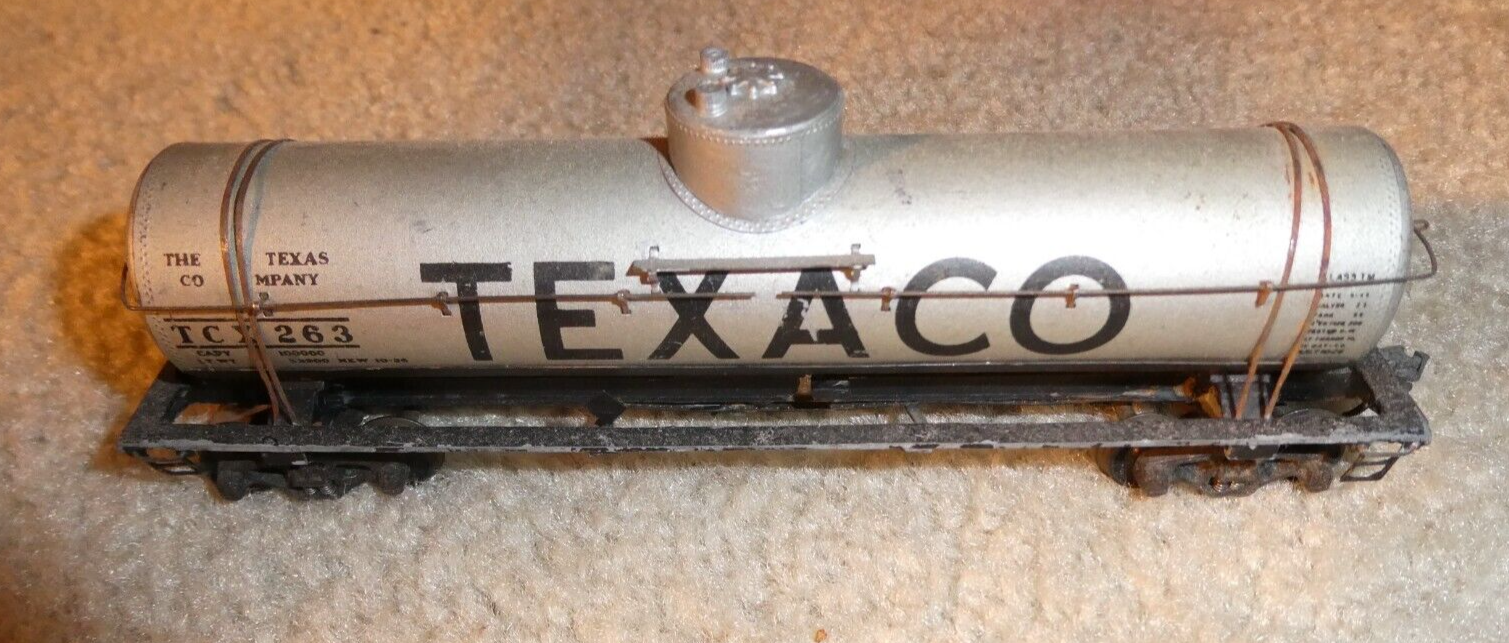 Vintage HO Scale Kit Built Metal Texaco Tank Car TCX 263 | eBay