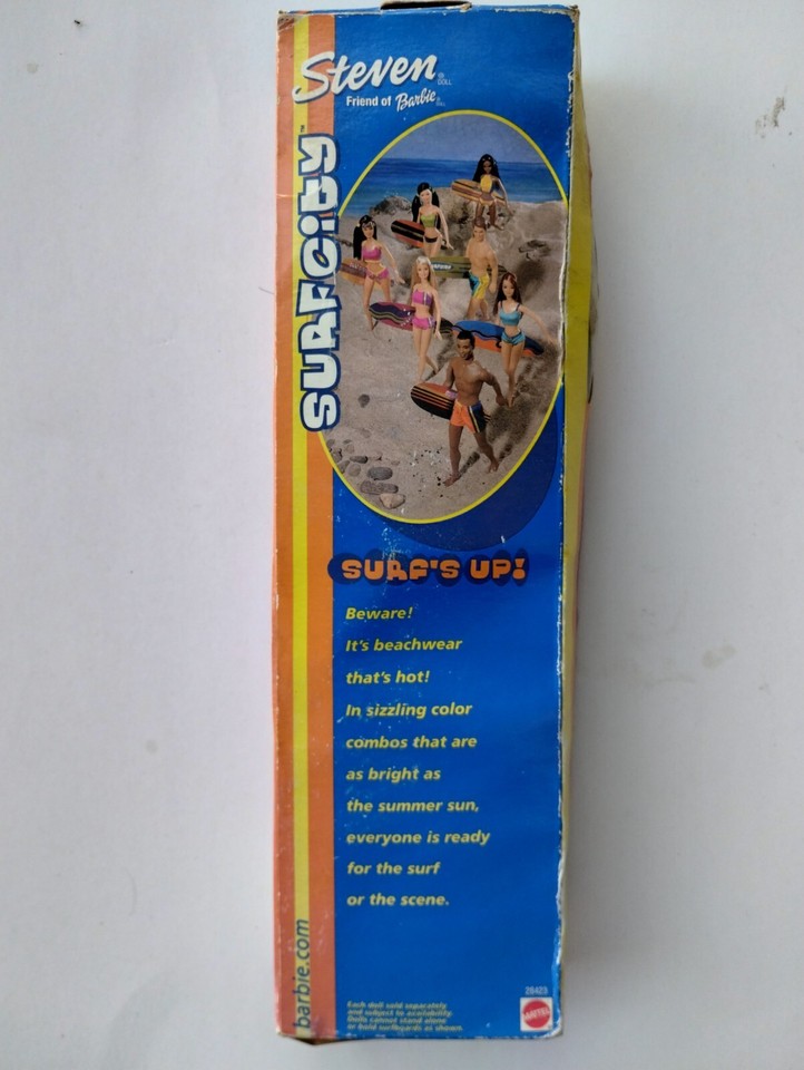 Surf City Steven Doll African American Mattel #28423 Damage Box | eBay