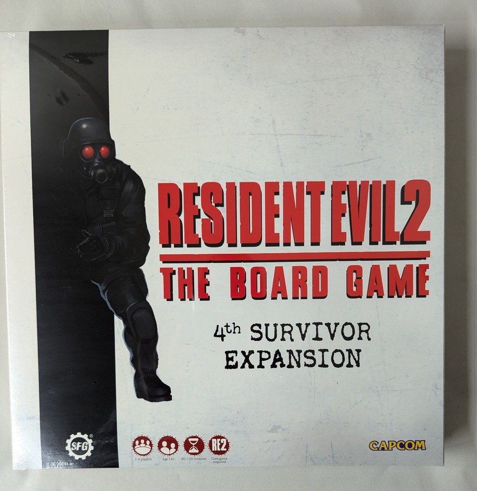 Resident Evil 2 Board Game With B Files FOUR Expansions Lot Bundle RARE ...