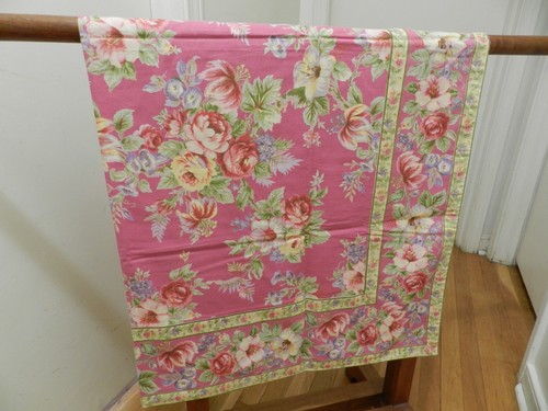 April Cornell 2000 Rosemary Pattern Tablecloth 50" x 50" 100% Cotton ...