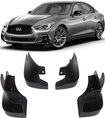Genuine OEM Front & Rear Splash Guards Mud Flaps For 2014-2022 Infiniti ...