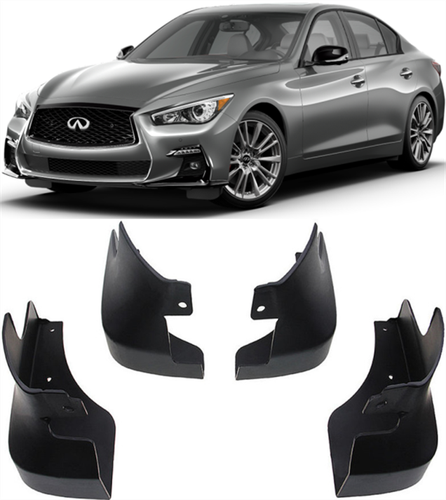Genuine Front & Rear Molded Splash Guards Mud Flaps For 2014-2023 ...