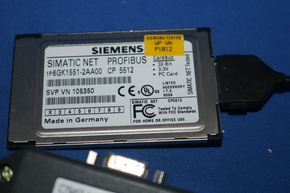 Siemens Simatic NET HW adapter for CP5511/CP5512, 6GK1551-2AA00,... | eBay Australia