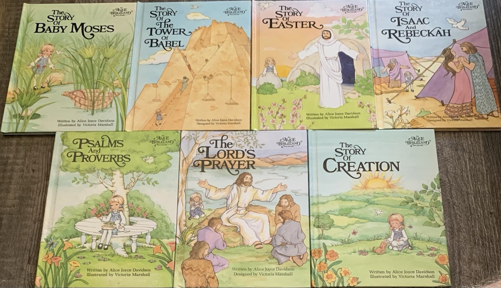 Lot Of 7: An Alice In BibleLand Grolier Book Club Editions Set; 1980s ...
