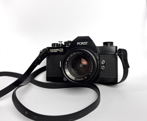 Porst Compact Reflex S Spiegelreflexkamera mit 50mm f/1.7 Objektiv ...