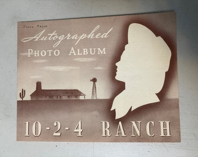 Dr. Pepper Advertising at the 10-2-4 Ranch 1940's Martha Mears ...