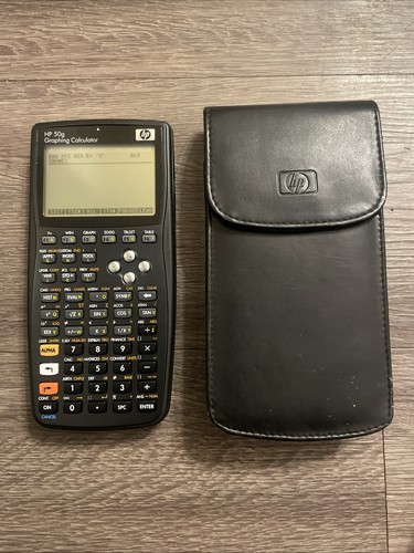 HP 50G Graphing Calculator Hewlett Packard Tested With Case | eBay