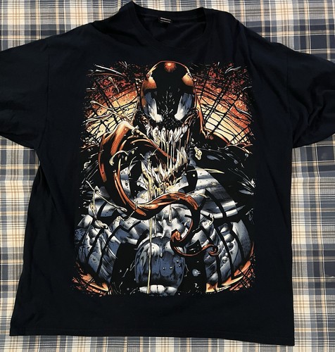 Marvel Venom Mad Engine T-Shirt XXL 2XL Black Crewneck | eBay