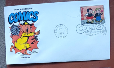 NANCY 1995 CLASSIC COMICS FARNAM CACHET FDC UNADDR | eBay