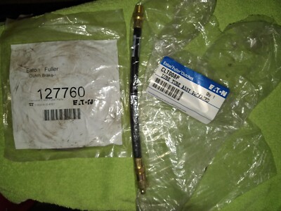 GENUINE OEM EATON FULLER 2" CLUTCH BRAKE 127760 & CLT008P 8" LUBE TUBE ...