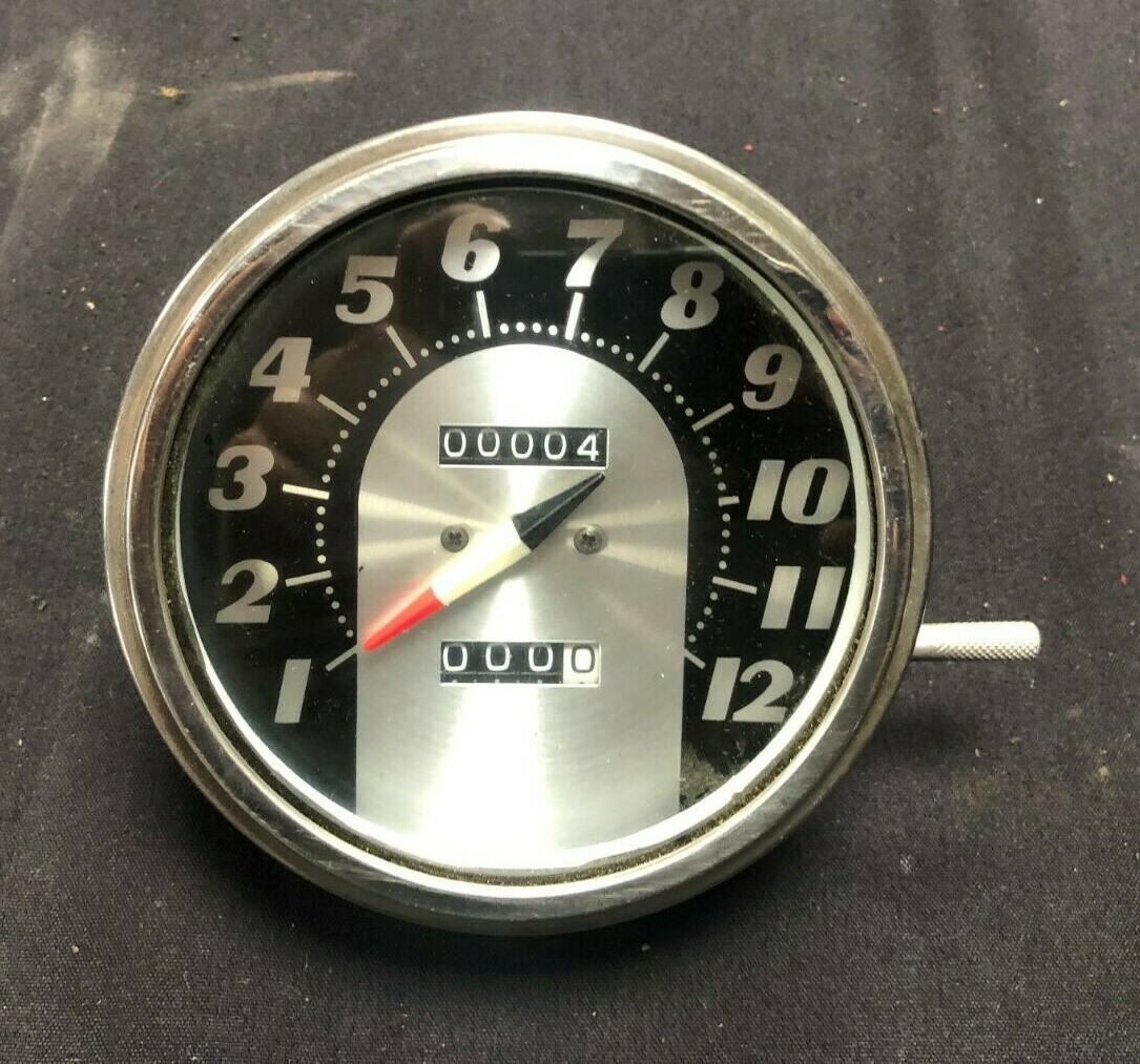 Harley Repop Speedometer Flathead Knucklehead Panhead #9948 | eBay