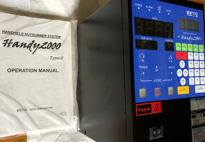 NEW ESTIC EH2-HT30-101NN HANDY2000 HAND NUTRUNNER CONTROLLER. 100W ...