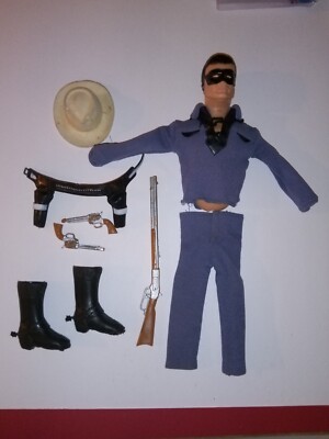 Vintage IDEAL 1966 Captain Action LONE RANGER Blue Outfit Costume ...