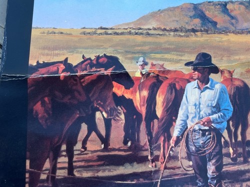 1981 Cowboy Artists of America 16th Annual Exhibition Print Bill Owen ...