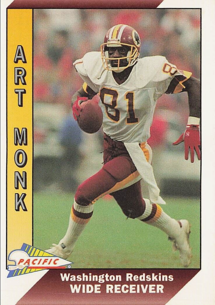 1991 Pacific - Space Between History and Copyright Symbol #529 Art Monk ...