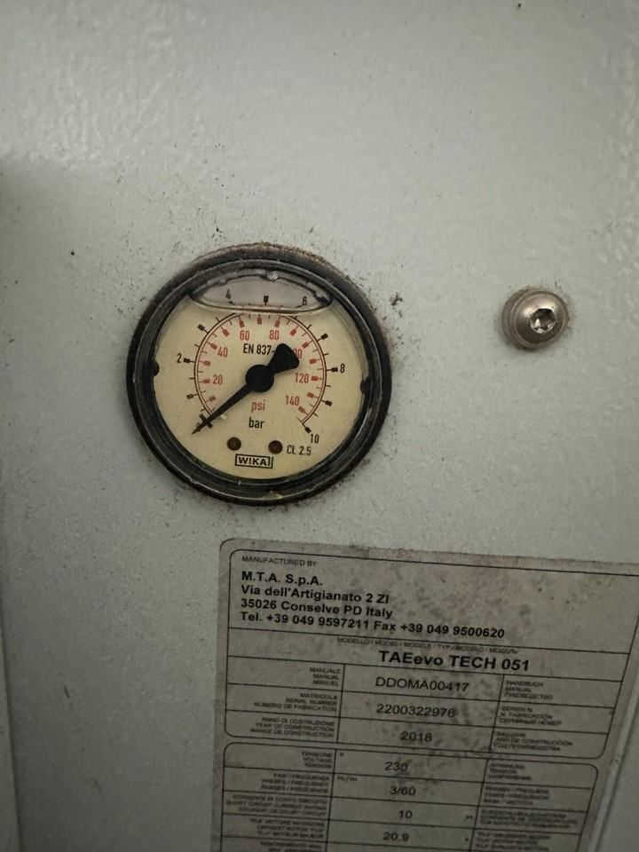 MTA TAEevo TECH 051 Industrial Process Water Chiller 400V 50Hz 3Ph 4.5 ...