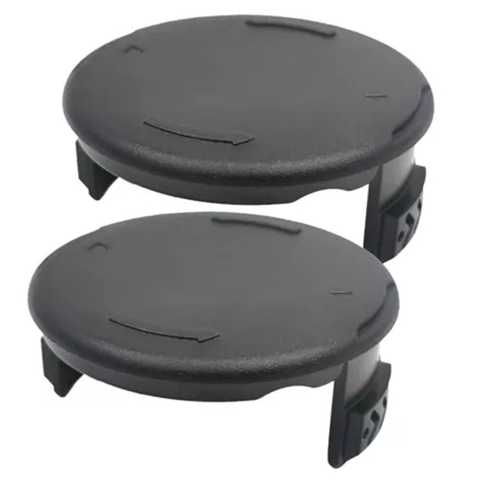 2x Black Spare Grass Eater Spool Cap Cover For Hyper Tough Trimmer ...