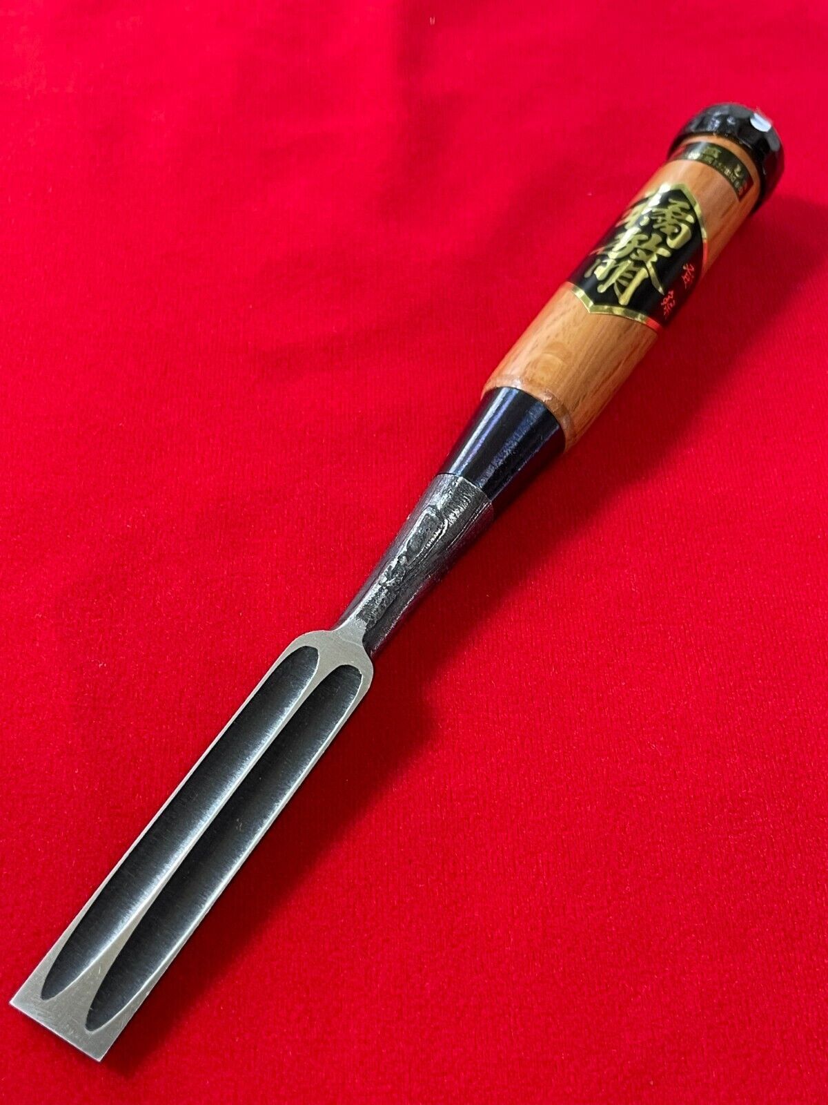 Japanese chisel dovetail Shinogi nomi 15㎜ (Mokume) Blue Steel#2 ...