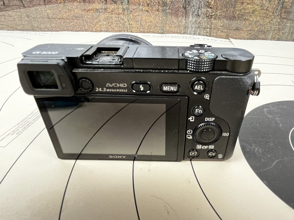 Sony A6000 24.3MP Mirrorless Digital Camera and lens - Black (ILCE-6000 ...
