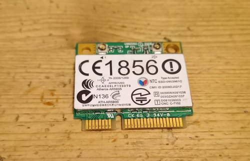 Carte Wifi Wireless HP / ATHEROS AR5B95 / U98Z062.01 / 518436-002 / ...