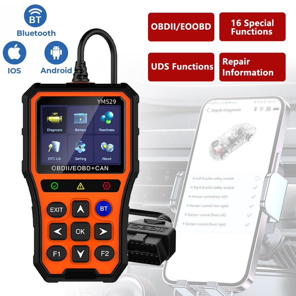 Automotive OBD2 Scanner OBD Code Reader Car Diagnostic Tool Check ...