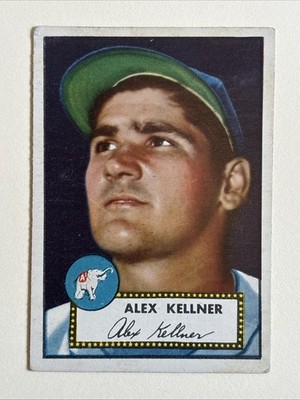 Alex Kellner 1952 Topps #201 Philadelphia A's Athletics VG-EX Condition | eBay