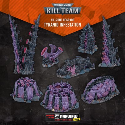 FULL SET Kill Team Typhon Tyranid Infestation Scatter Terrain Warhammer ...