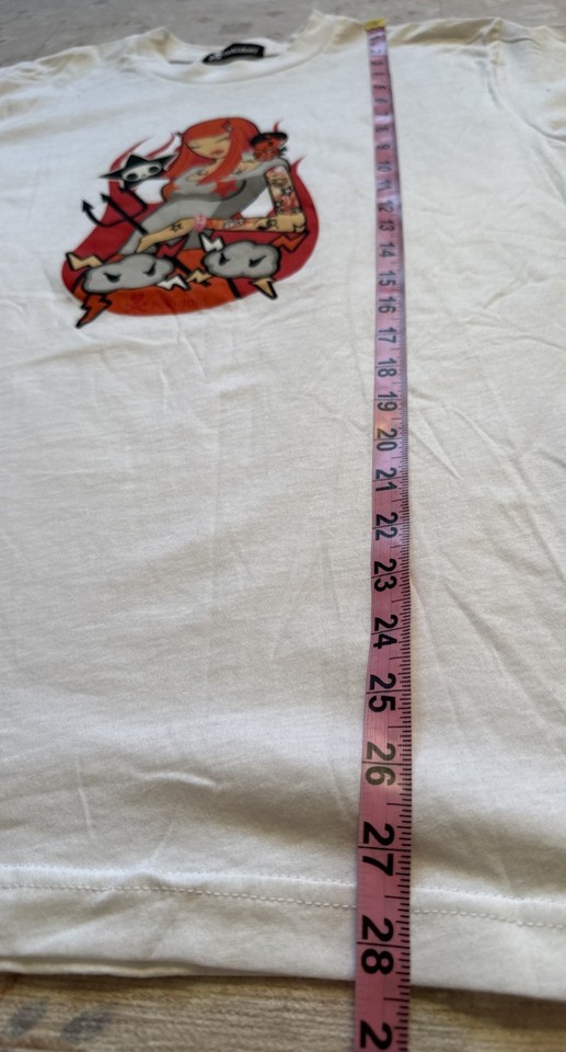 Men’s Vintage Tokidoki 2007 Tattoo Devil Girl T-Shirt Rare Size M Read ...