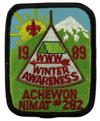 Achewon Nimat Lodge 282 San Francisco Bay Area CA 1989 Patch BLK Bdr ...