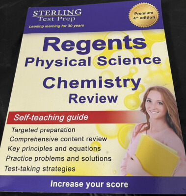 Sterling Test Prep Regents Physical Science Chemistry Review | eBay