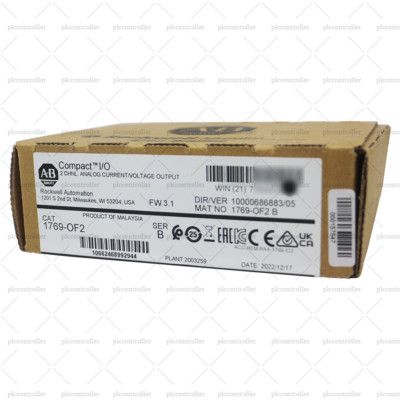 New Allen Bradley 1769-OF2 CompactLogix 2 Channel Analog Output Module ...