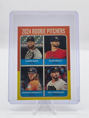 Houston Astros - 2024 Topps Heritage High Number - MINI Rookie Pitchers ...