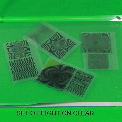 Star Trek, CLEAR!, TRICORDER MOIRE, COMMUNICATOR MOIRE, MOIRE, SET OF 8 ...