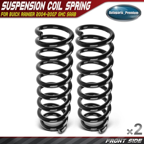 2x Front Coil Springs for Buick Rainier Chevy Trailblazer GMC Envoy ...