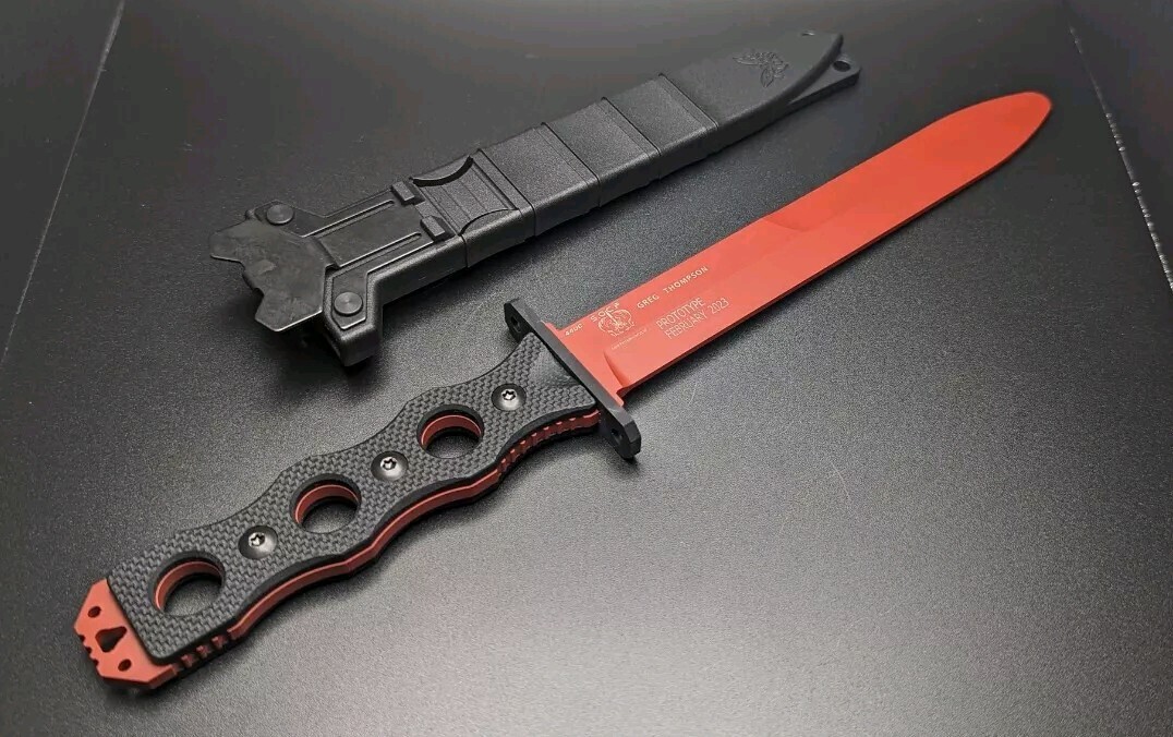 Benchmade Prototype SOCP Fixed Blade Trainer 185T Salesman Sample | eBay