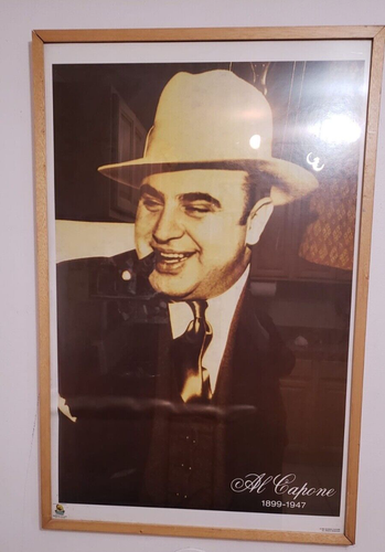 Al Capone Vintage Tribute Poster framed 2003 | eBay