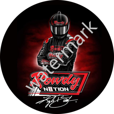 Kyle Busch 2PC Rowdy Nation Waterproof decal/sticker | eBay