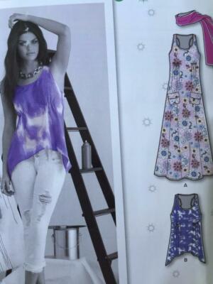 New Look Sewing Pattern 0132 6102 Misses Ladies Dress Top Size 4-16 ...