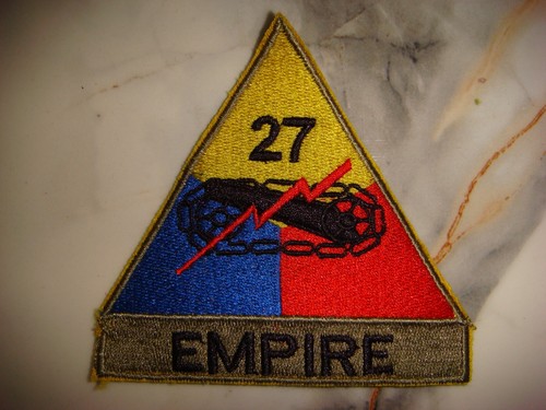 US ARMY 27th ARMORED DIVISION " EMPIRE "PATCH | eBay
