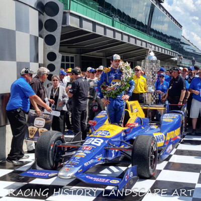 2016 8X10 PHOTO 100th INDY 500 VICTORY 1ST NAPA #98 ALEXANDER ROSSI ...