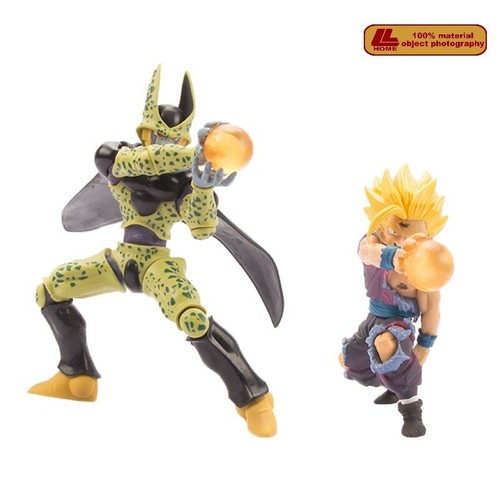 Anime Dragon Ball Z Super Saiyan Son Gohan VS Cell Kamehameha Figure ...