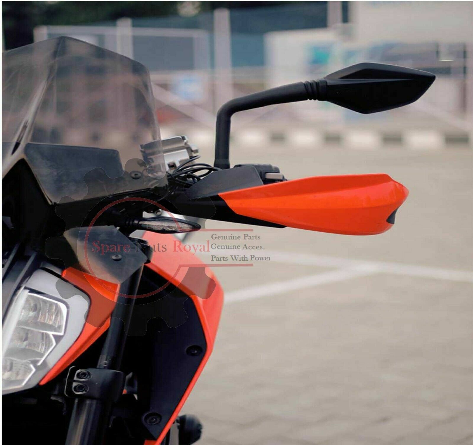 Orange "Small Hand Guard" Fit For KTM DUKE 390, DUKE 200 & DUKE 200 BS6 ...