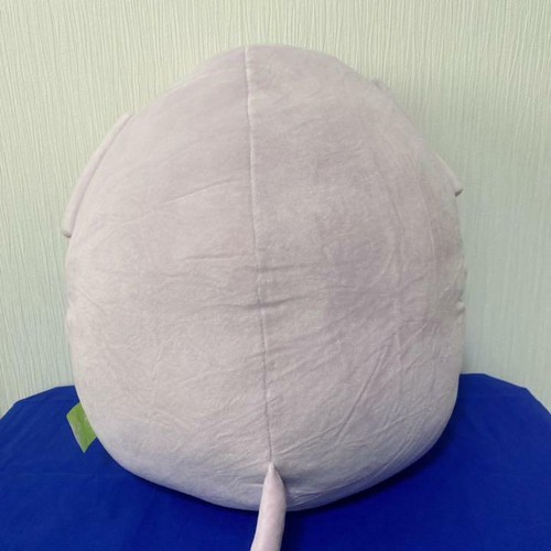 Marshmallow Elephant Plush Lavender 15.7x14.5x9.8" Kawaii Soft Stuffed ...