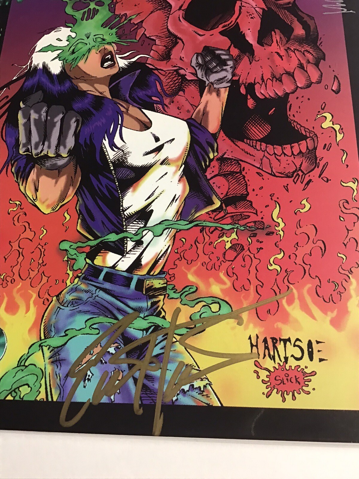 RAZOR BURN #5 ; TO THE DEATH ~ SIGNED BY EVERETT HARTSOE & MIKE WOLFER ...