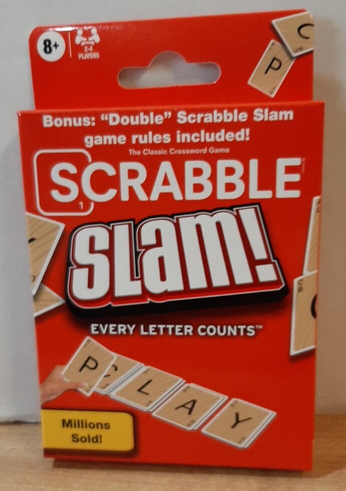 Parker Brothers Scrabble Slam ~ Card Game ~ Fast Paced Family Game ...